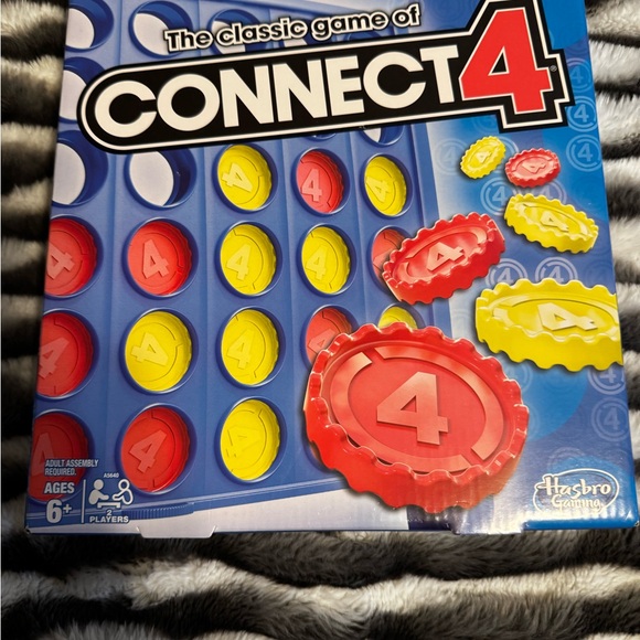 Hasbro | Toys | Hasbro Connect 4 Game Red Yellow Blue | Poshmark